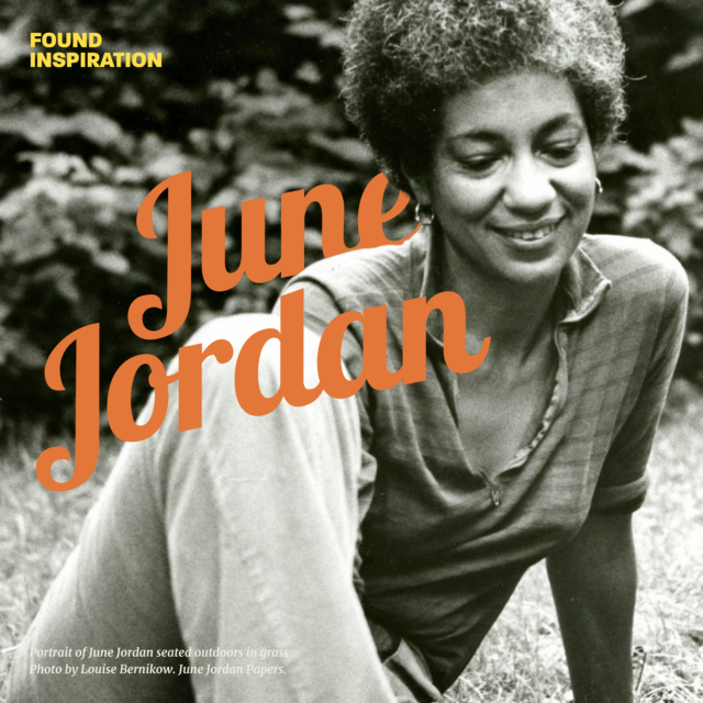 Found Inspiration - June Jordan - MCM Collaborative NYC-Based Therapy ...
